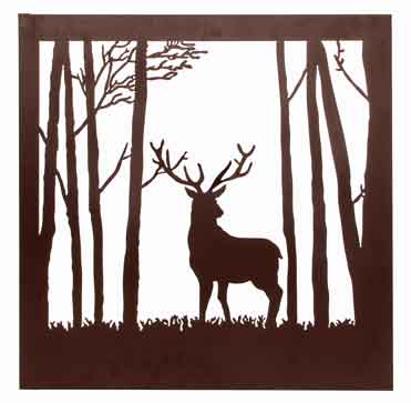 Wanddeko Hirsch Metall rost 59 cm (E1033341) nur 39.99 EUR